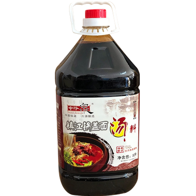 中泠泉镇江锅盖面汤料红面馆面店