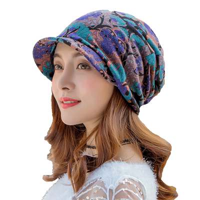 帽子鸭舌帽女民族风秋冬