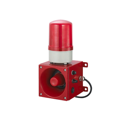 一体化声光报警器TBJ三种声音警报灯130高分贝蜂鸣大喇叭24v220
