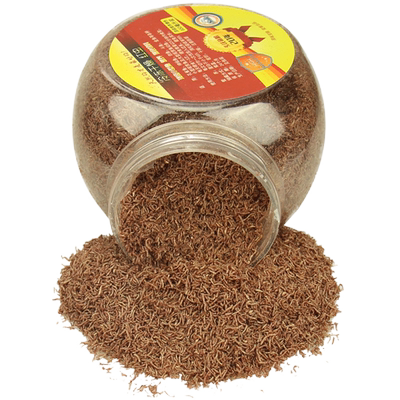 热带鱼鱼食冻干红虫干灯科鱼小型