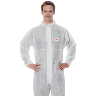 3m4515白色实验室静电透气防护服