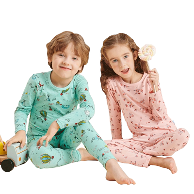 弹力棉棉春秋薄款儿童内衣