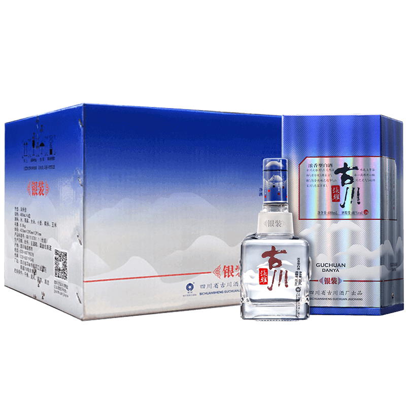 古川40度银装淡雅酒礼盒装整箱