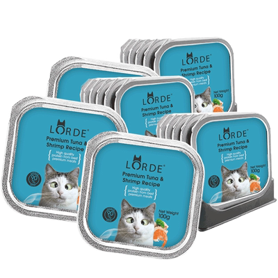 里兜湿粮吞拿鱼猫罐头100g*18