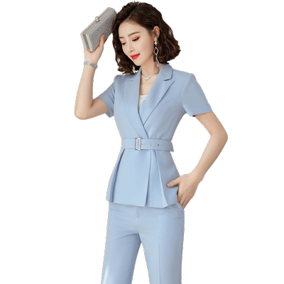 职业套装女夏季时尚教师名媛美容