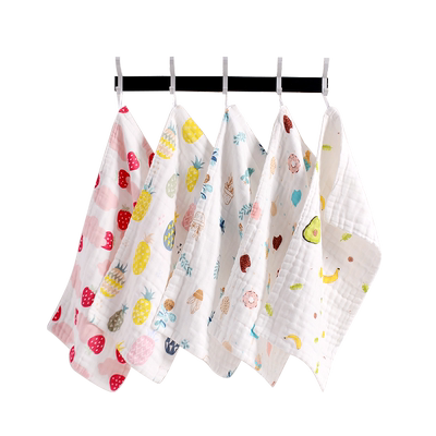 婴儿口水巾纱布毛巾全棉小方巾