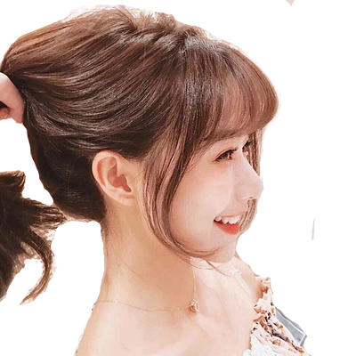 递针3d空气刘海网红齐斜超薄真发