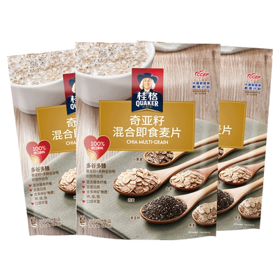 桂格奇亚籽420g袋海绵营养麦片
