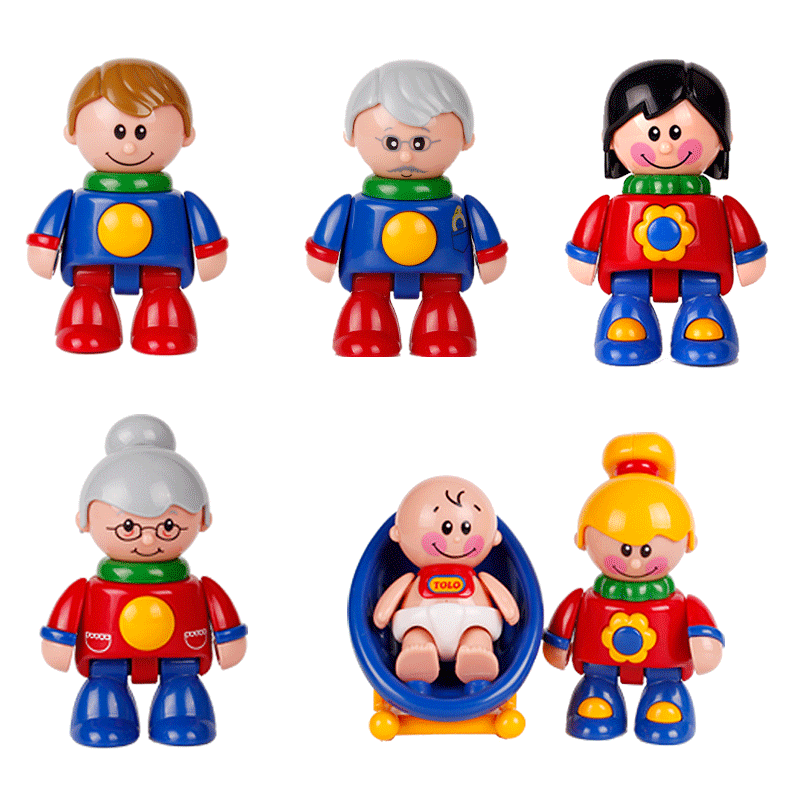 tolo仿真防摔关节可动人偶玩具