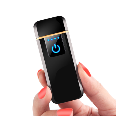 十二生肖指纹感应充电打火机