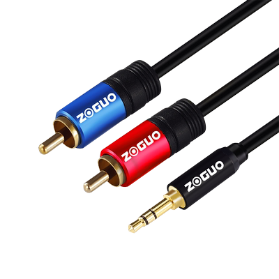 中视讯音频线一分二双莲花头RCA