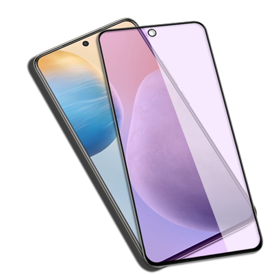 适用vivoX60/X60T黑边钢化保护膜