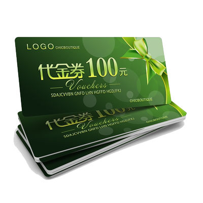 美容院宣传纹绣拓客打印代金券