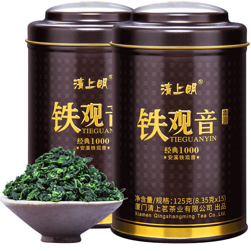 清上明浓香型铁观音茶叶