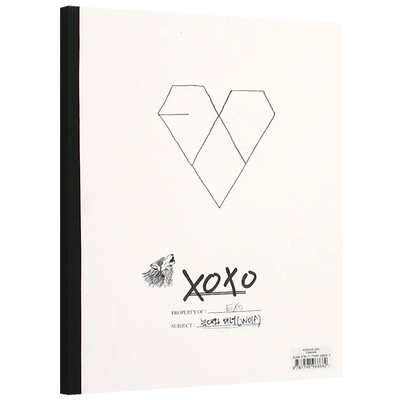 现货EXO-K 1st Album XOXO（Kiss Ver.）亲亲抱抱（CD）韩文版