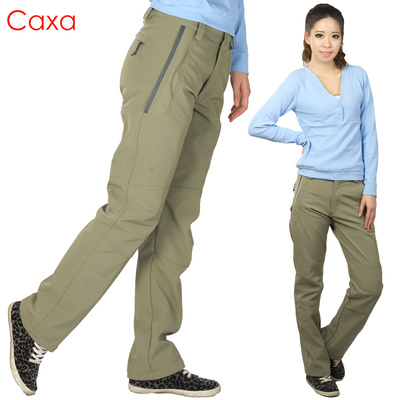 caxa软壳冲锋裤抓绒裤复合裤修身
