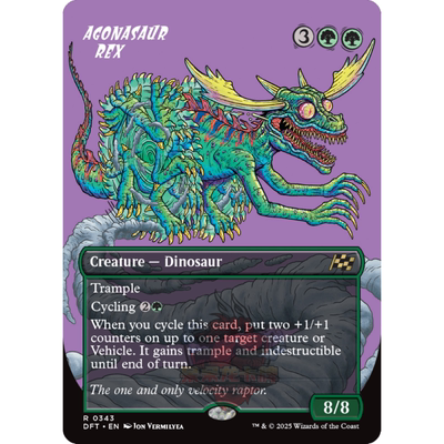 万智牌 竞驰暴龙 躁暴龙 Agonasaur Rex英文 平/闪/异画 乙太漂移