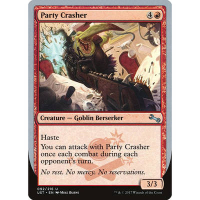 呆呆龙卡牌 万智牌 Party Crasher 闪 英文 鸡飞3