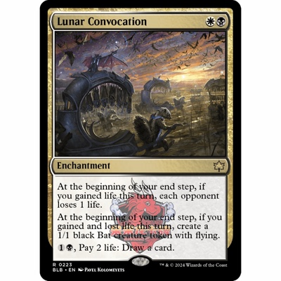 呆呆龙 万智牌 辉月唤集 Lunar Convocation 0223 平/闪