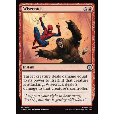 呆呆龙 万智牌 Wisecrack 俏皮一笑 平/闪 SPM 蜘蛛侠