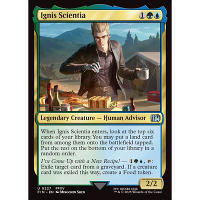 万智牌 伊格尼斯 斯堪提亚 Ignis Scientia 平/闪/扩画 最终幻想