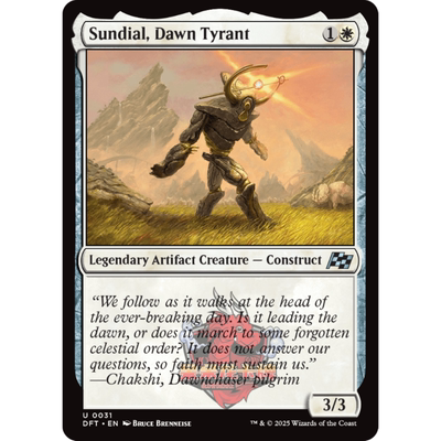 黎明暴君桑代尔 Sundial, Dawn Tyrant 英文 平/闪/异画 乙太漂移