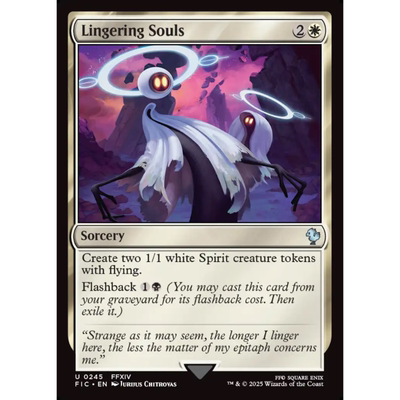 呆呆龙 万智牌 徘徊灵魂 Lingering Souls 平/闪/扩画 最终幻想