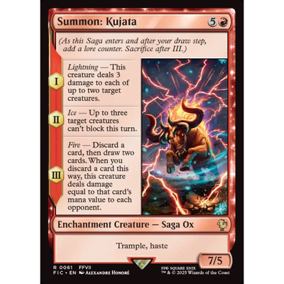 呆呆龙 万智牌 召唤:库加塔 Summon Kujata 平/闪/扩画 最终幻想