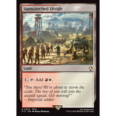 万智牌 日灼分岭 Sunscorched Divide 平/闪/扩画 最终幻想