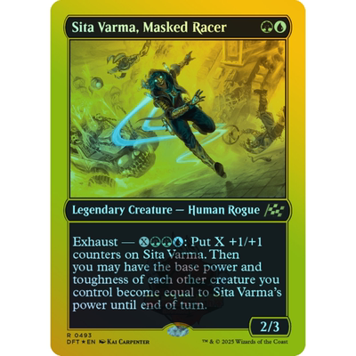 万智牌 蒙面赛手西塔瓦玛 Sita Varma,Masked Racer 英 冠军闪