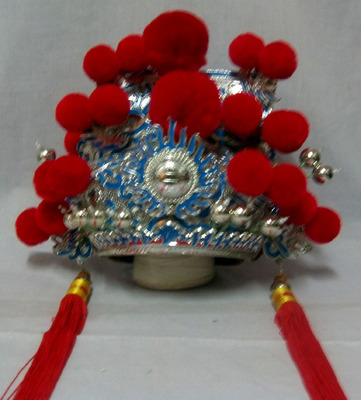 金雕相爷帽盔财神帽关公帽招财帽戏具戏剧戏曲舞台用品