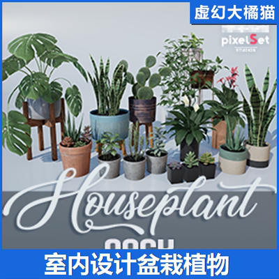 UE4UE5 Houseplant Pack Interior and Exterior Plants 室内植物