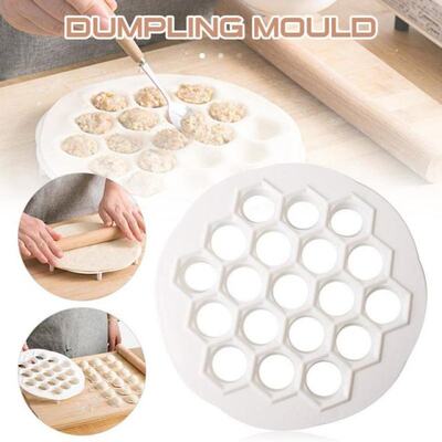 3Pcs/set Dumpling Mould 2 Sizes Plastic Ravioli Maker Kitche