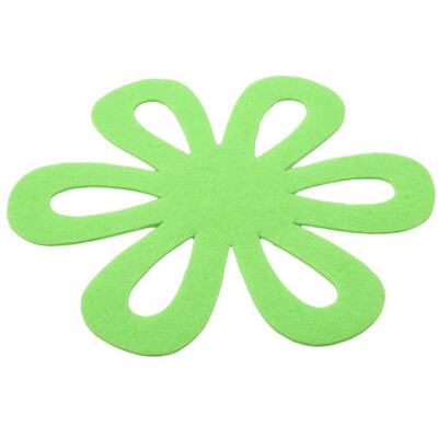 6 Pcs Pot Pan Placemats Flower Shaped Cloth Protector Separa
