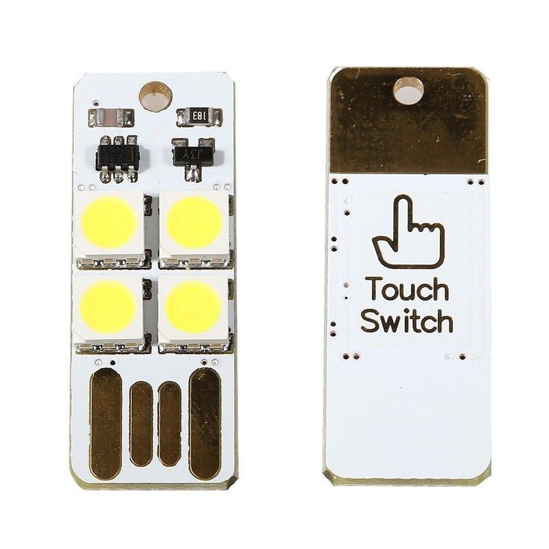 5 pc Mini USB LED Light Touch Switch Mobile Power Lighting C_虎窝淘