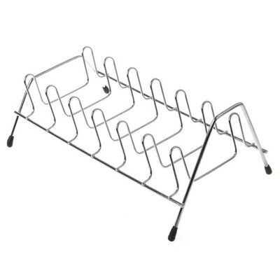 Home Stainless Steel Vertical Dish Bowl Drying Rack Water Dr