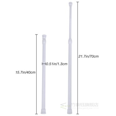 Pole-Rod-Hanger Accessories Curtain-Rods Tension Extendable