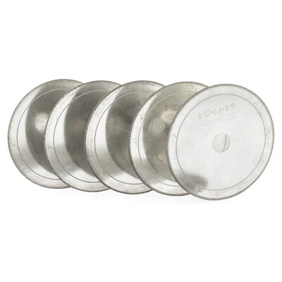 5Pcs 4 inch 100mm Thin Edge Rim Lapidary Diamond Saw Blades