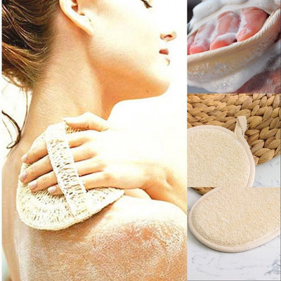 Natural Loofah Bath Shower Sponge Body Scrubber Exfoliator W
