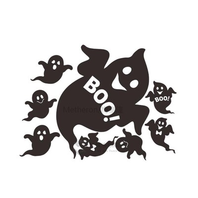 Happy Halloween Ghost Wall ers Home PVC Waterproof Backgroun