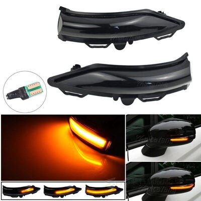 Dynamic Blinker LED Side Wing Flowing Turn Signal Light Side