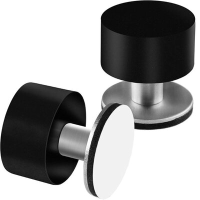 Household Heavy Duty  Door Stops Stainless Steel Rubber Stop