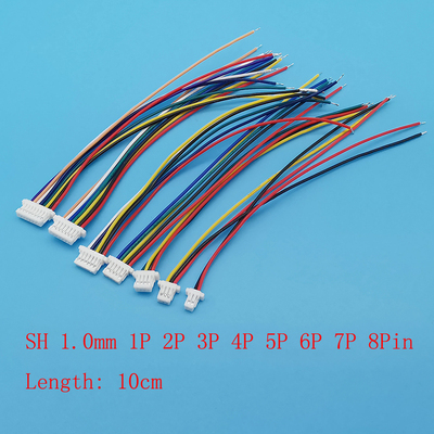 5Pcs JST SH1.0mm 1.0 Cable Connector Single Head Pitch 1.0 m