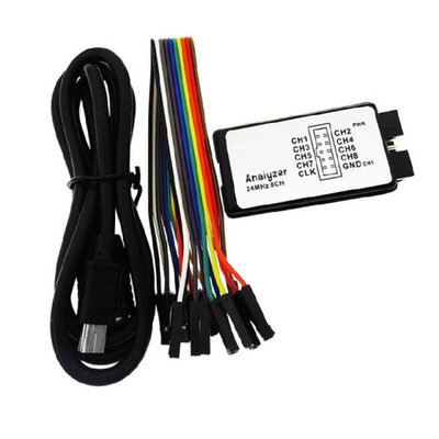 New USB Logic Analyzer 24M 8CH Microcontroller ARM FPGA Debu