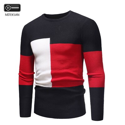 MITEKSAN 2020 New design Winter Mens Sweater Truien Pullove