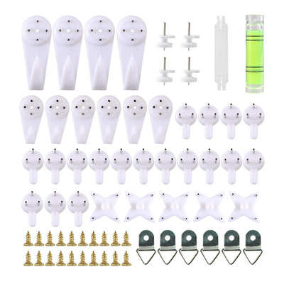 Wall Picture Hooks Heavy Frame Strong Nail Fixing Kit Nail H