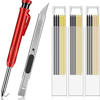 Solid Carpenter Pencil Construction Pencils With Refills Lea