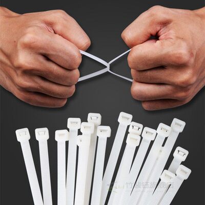 Large Quantity 1000(500)PCS Self Locking Plastic Cable Tie W