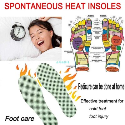 New Effective Foot Pad Spontaneous Heat Insoles Magnetic Mas