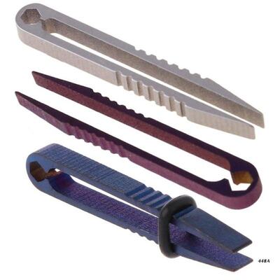 Titanium Tweezer TC4 Ti EDC Gear Clamp Pick Up Clamping Gadg